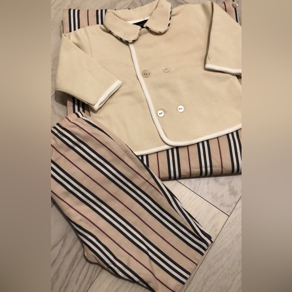 Burberry | Other | Vintage Baby Burberry 3piece Set 3m | Poshmark